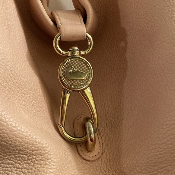 Dooney & Bourke | Bags | Used Dooney And Bourke Logo Lock Hobo Bag ...